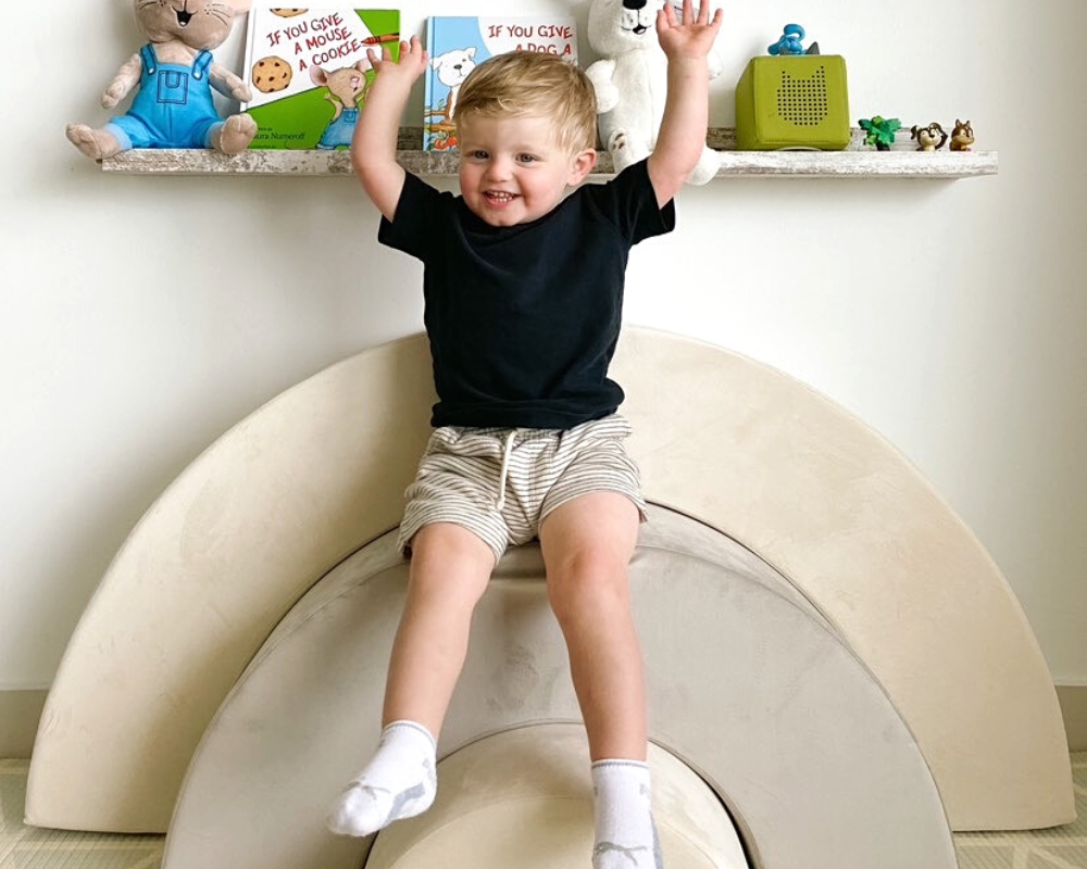 Best soft play toy - FUDGee Foam Rainbow Rocker for kids Dubai – FUDGee ...